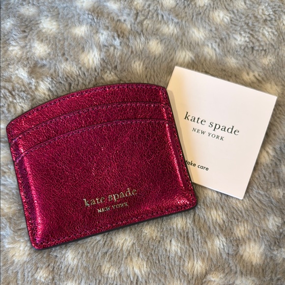kate spade | Accessories | Kate Spade Pink Key Card Holder Sleek Design ...